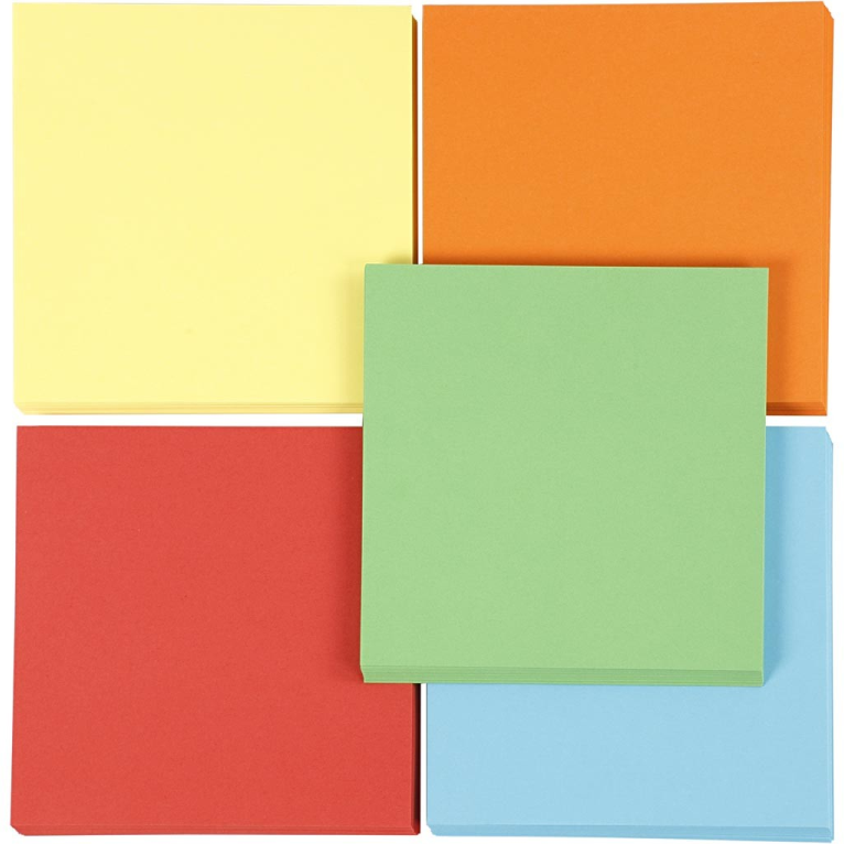 CC Origami Paper, size 15x15 cm, 80 g, 5x80 sheet/ 1 pack hobbygroep