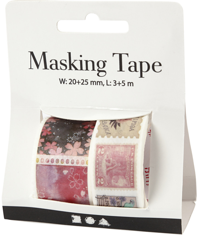 CC Masking Tape Postzegels 3+5 m hobbygroep