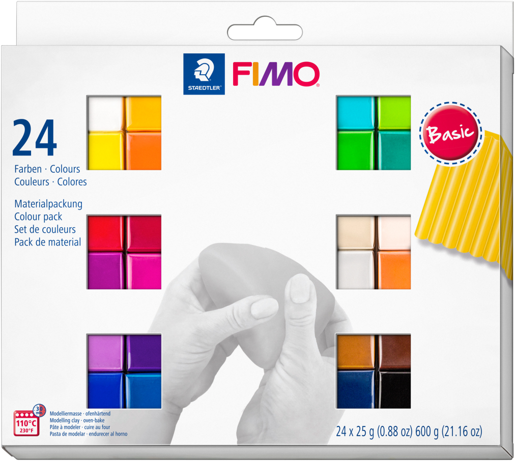 FIMO® Soft Basic Set 24x25 gr hobbygroep