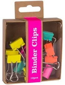 Apli Fluor Collection Foldback Clips 12st hobbygroep